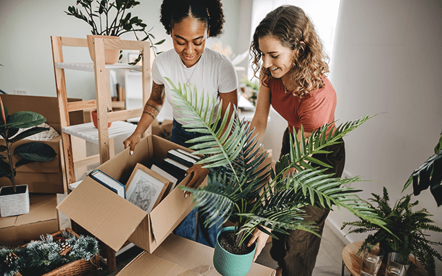 Consolidate Your Stuff When Moving in Together | 1-800-PACK-RAT